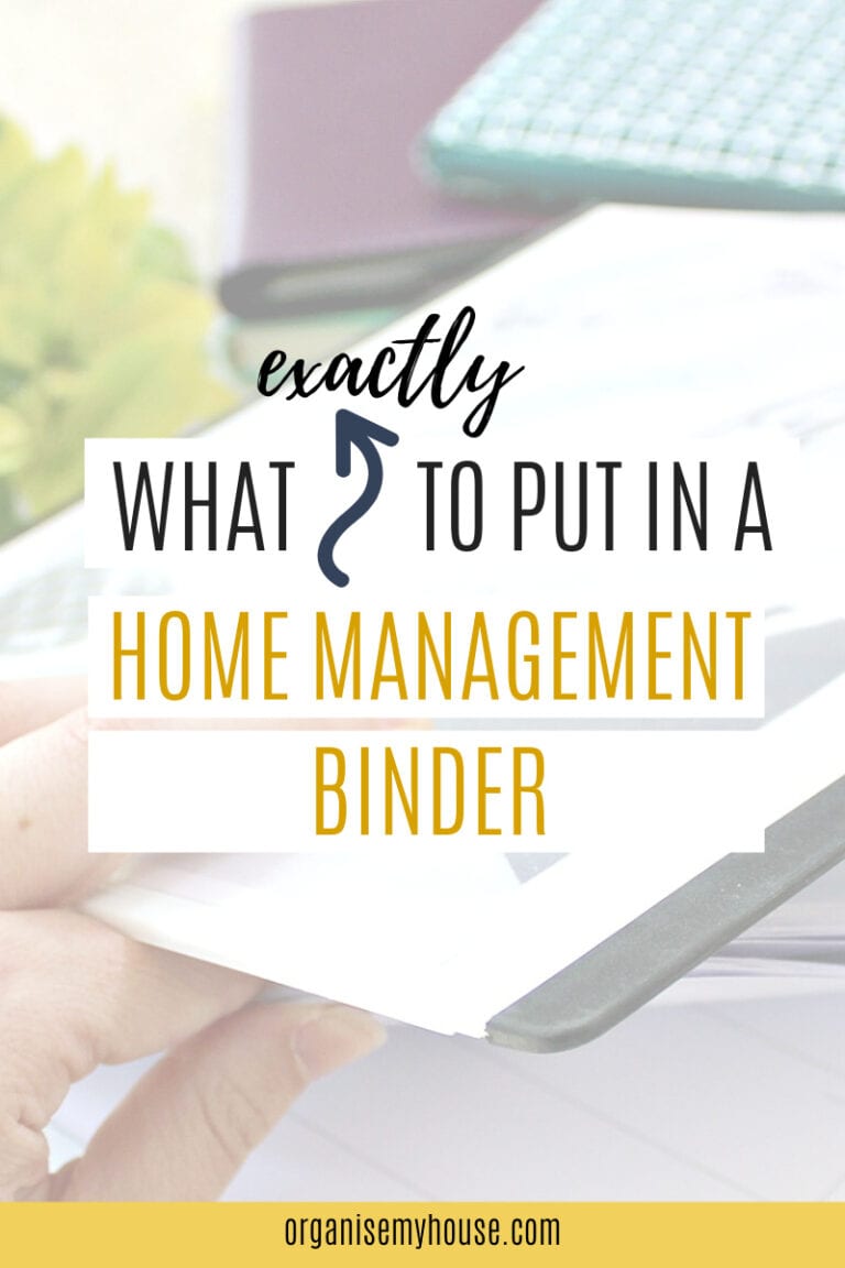 What To Put In A Home Management Binder [Categories & More]