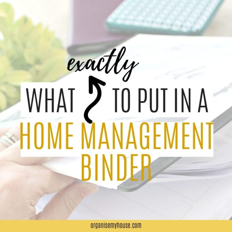 What To Put In A Home Management Binder [Categories & More]