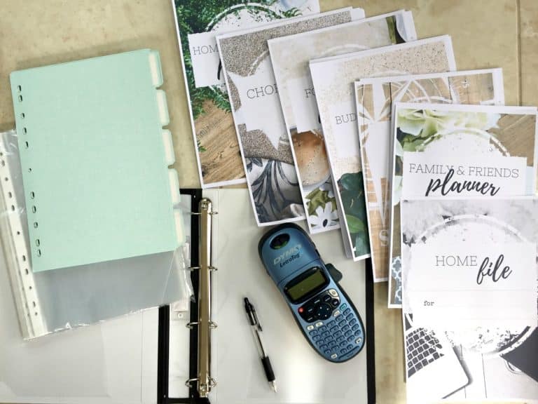 How To Make A Home Management Binder - Step By Step Guide