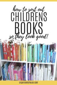 Colourful Idea For Sorting Childrens Books