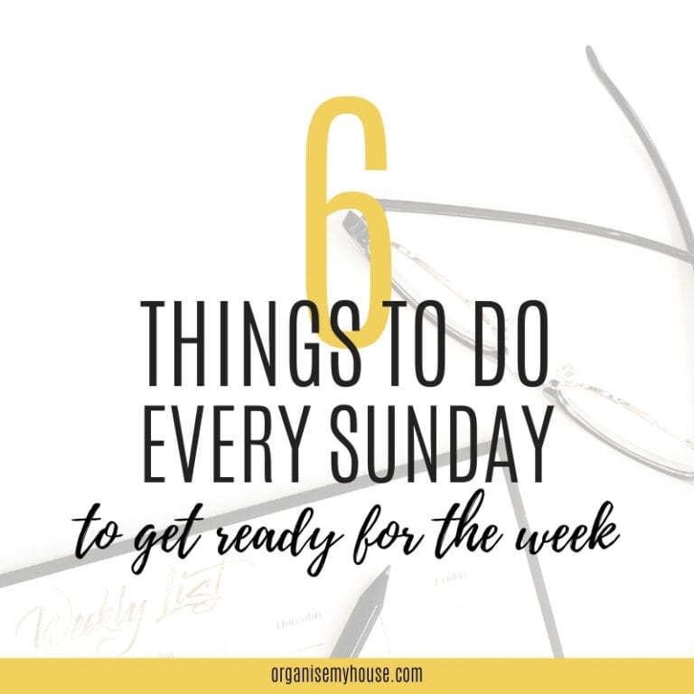 6 Things You Can Do Every Sunday To Prepare For The Week Ahead