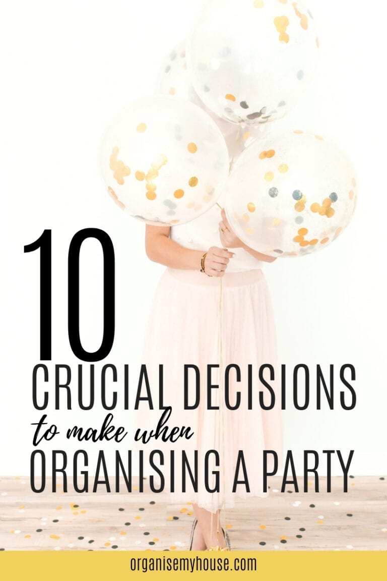 The 10 Key Decisions To Make When Organising A Party