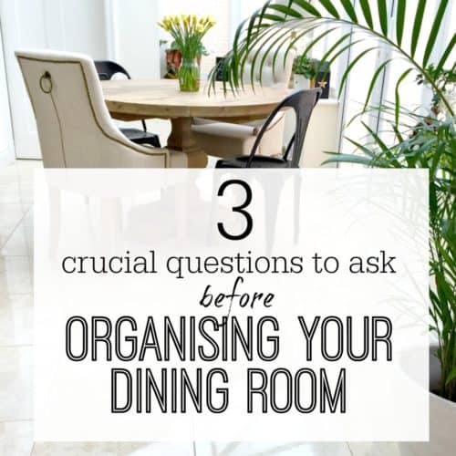 3 Crucial Things To Ask Before Organising Your Dining Room