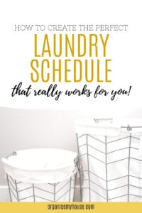 How To Create The Perfect Laundry Schedule [One That Works]
