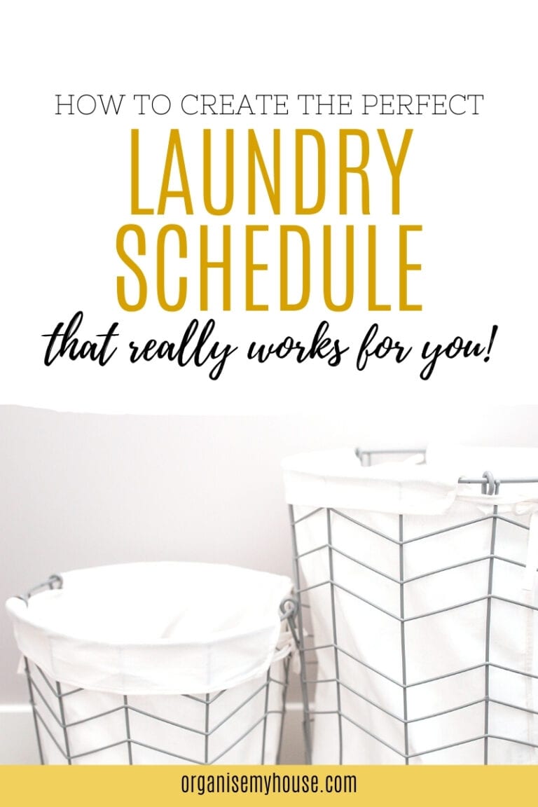 How To Create The Perfect Laundry Schedule [One That Works]