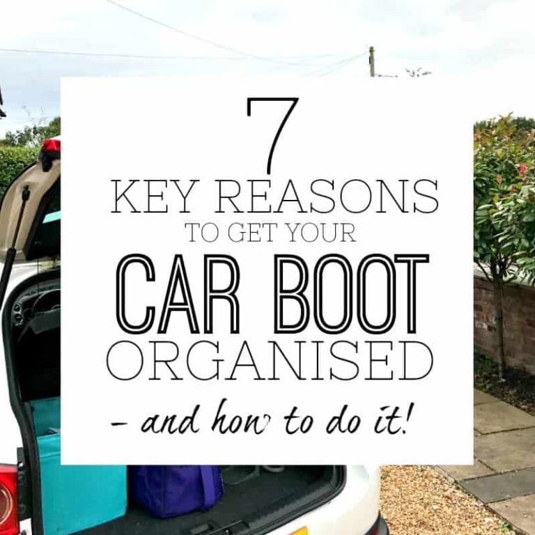 7 Key Reasons To Get Your Car Boot Organised - And How To