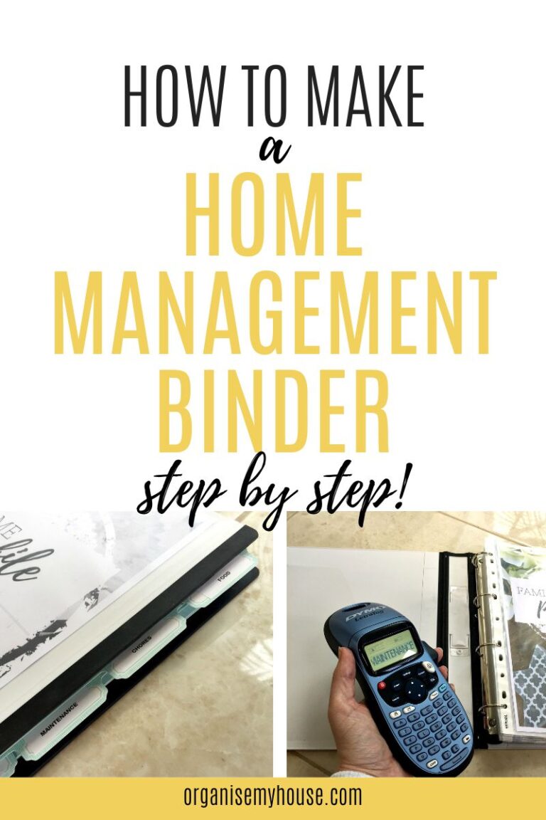 How To Make A Home Management Binder - Step By Step Guide