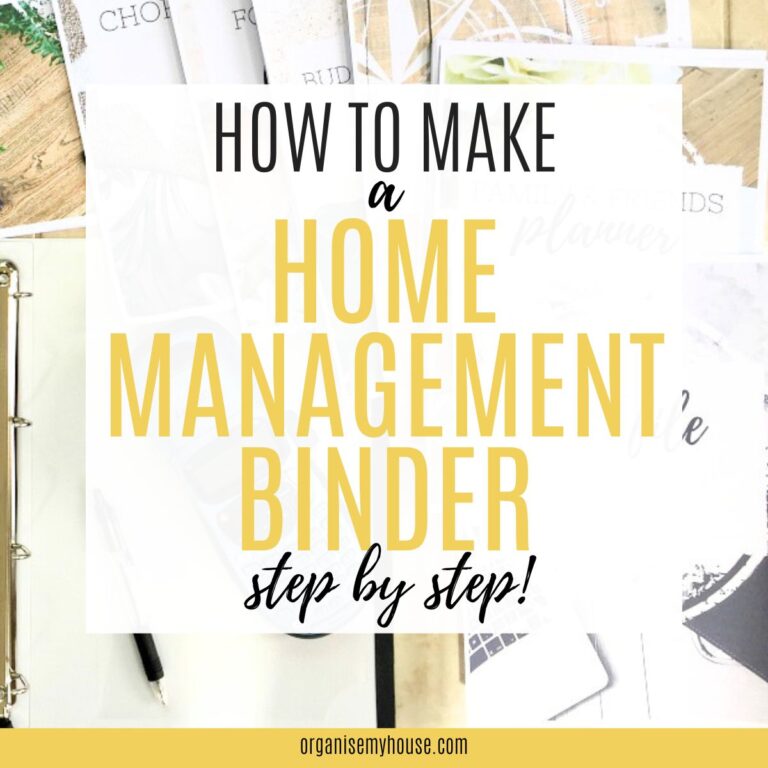 How To Make A Home Management Binder - Step By Step Guide