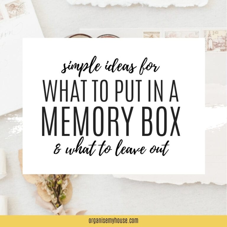 Simple Ideas For What To Put In A Memory Box What Not To 