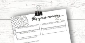 This Years Memories - Free Printable For End Of The Year