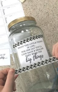 How To Create A DIY Memory Jar (Step By Step + Printables)