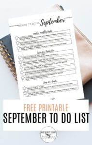 Ultimate List Of Things To Do In September - Free Printable