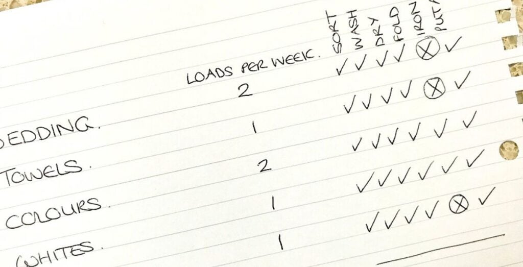 How To Create The Perfect Laundry Schedule [One That Works]