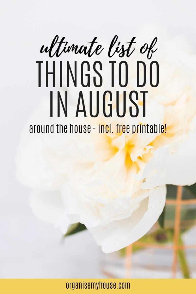 Ultimate List Of Things To Do In August - Free Printable