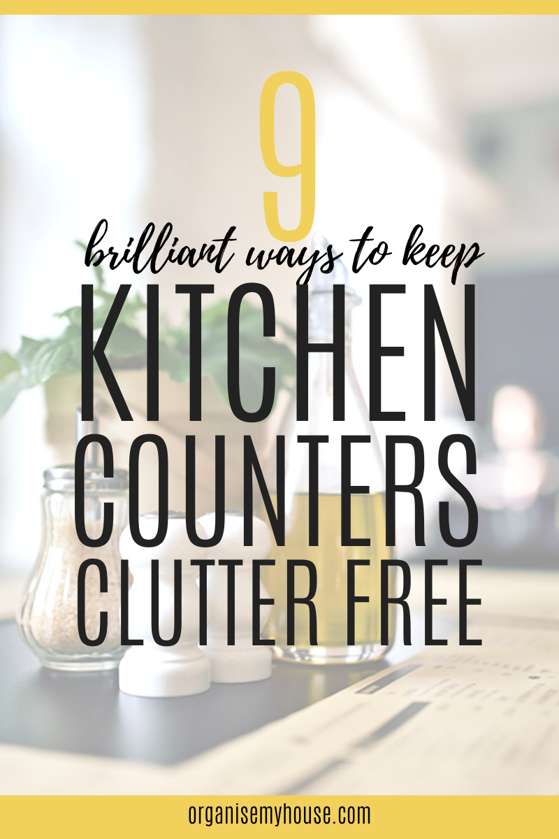 9 Genius Ideas To Keep Kitchen Counters Clutter Free!