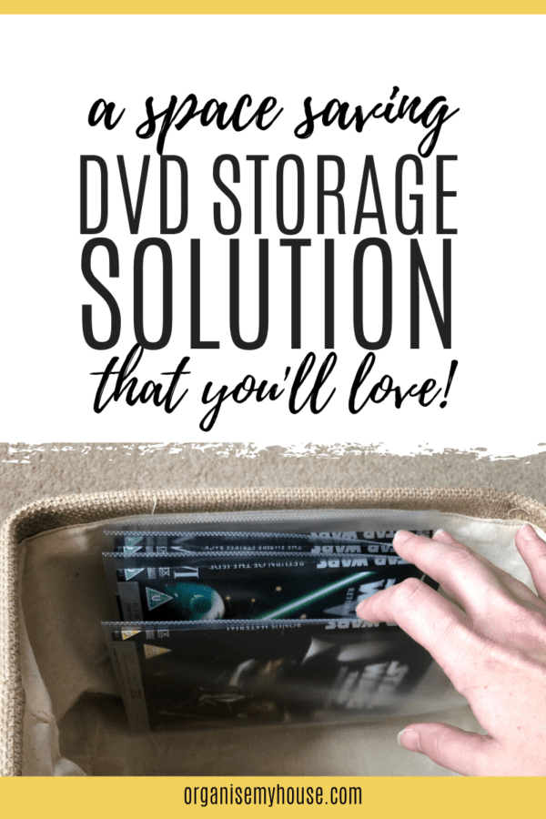 A Space Saving DVD Storage Idea You'll Love (No Boxes!)
