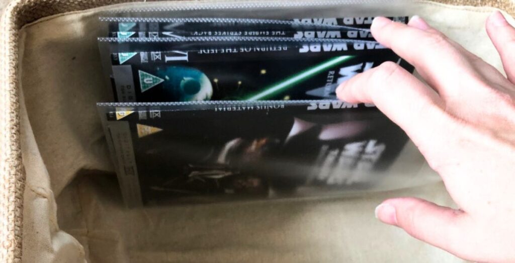 Clever Space Saving DVD Storage Idea You'll Love (No Boxes!)