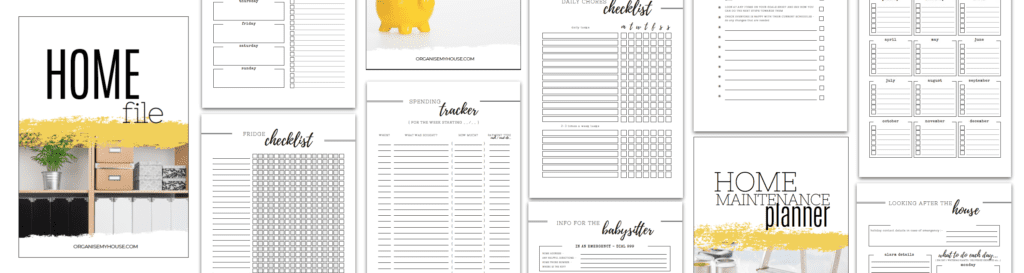 The Home File - Ultimate Home Management Binder System