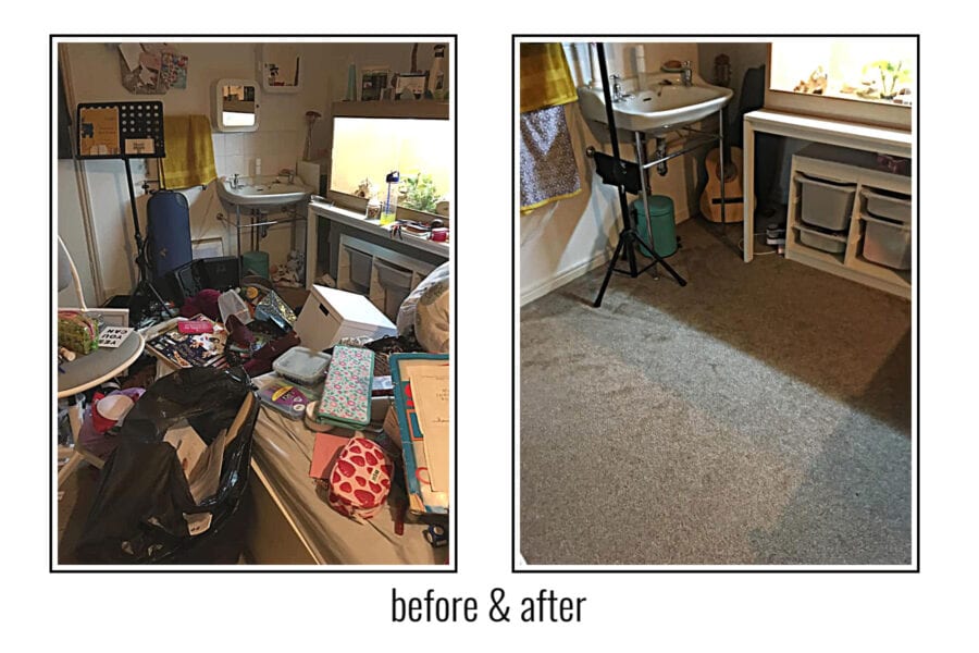 Decluttering Before And After Pictures ⋆ Organise My House