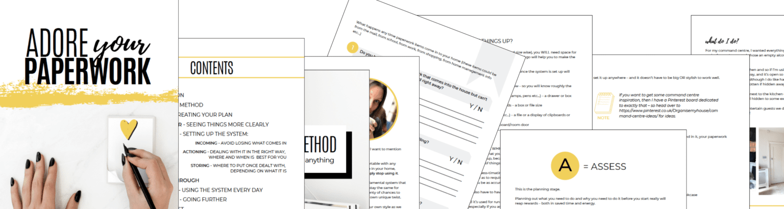 ADORE Your Paperwork - The Paperwork System You'll Love!