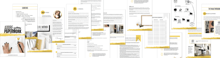 ADORE Your Paperwork - The Paperwork System You'll Love!