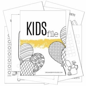 The Kids File - Ultimate Set Of Fun Kids Planner Pages