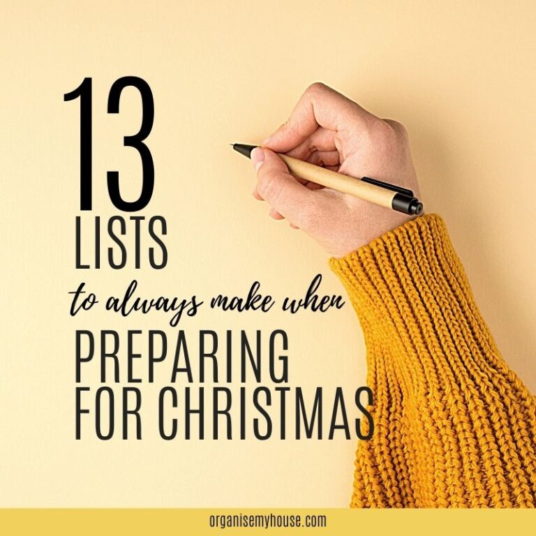 Prepare For Christmas: 13 Lists You Can't Do Without For A Stress Free ...