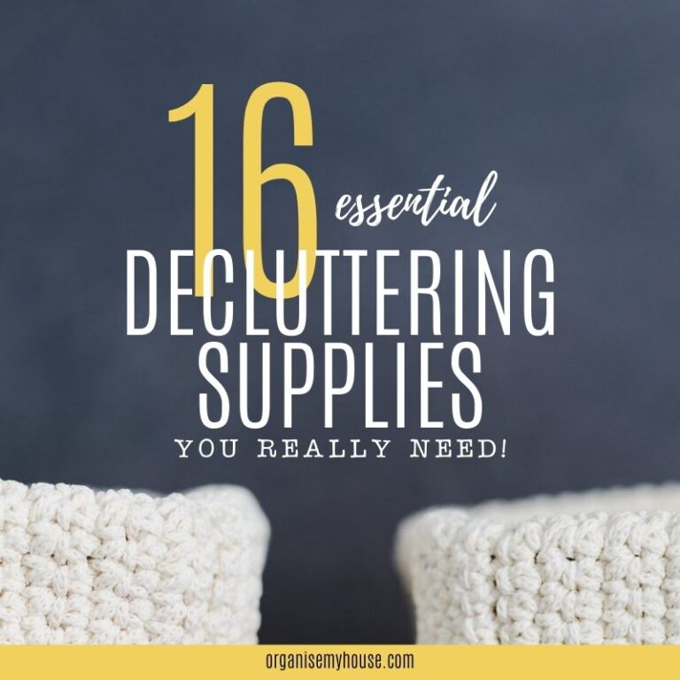 16 Essential Decluttering Supplies You Always Need Ready