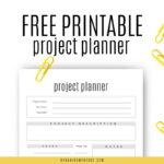 Handy Free Project Planner Printable - Track Every Stage