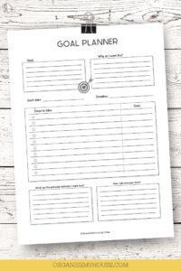 Free Printable Goal Chart (Easily Track Every Step)