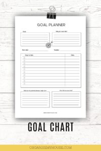 Free Printable Goal Chart (Easily Track Every Step)