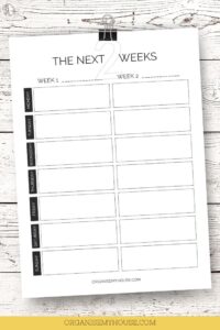 Free Printable 2 Week Calendar - Plan A Fortnight With Ease!