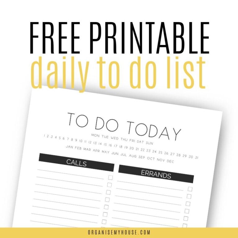 Handy Daily To Do List Planner Printable Free To Download