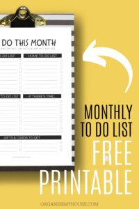 Get Things Done With This Free Monthly To Do List Template
