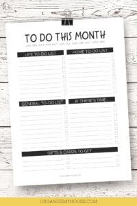 Get Things Done With This Free Monthly To Do List Template