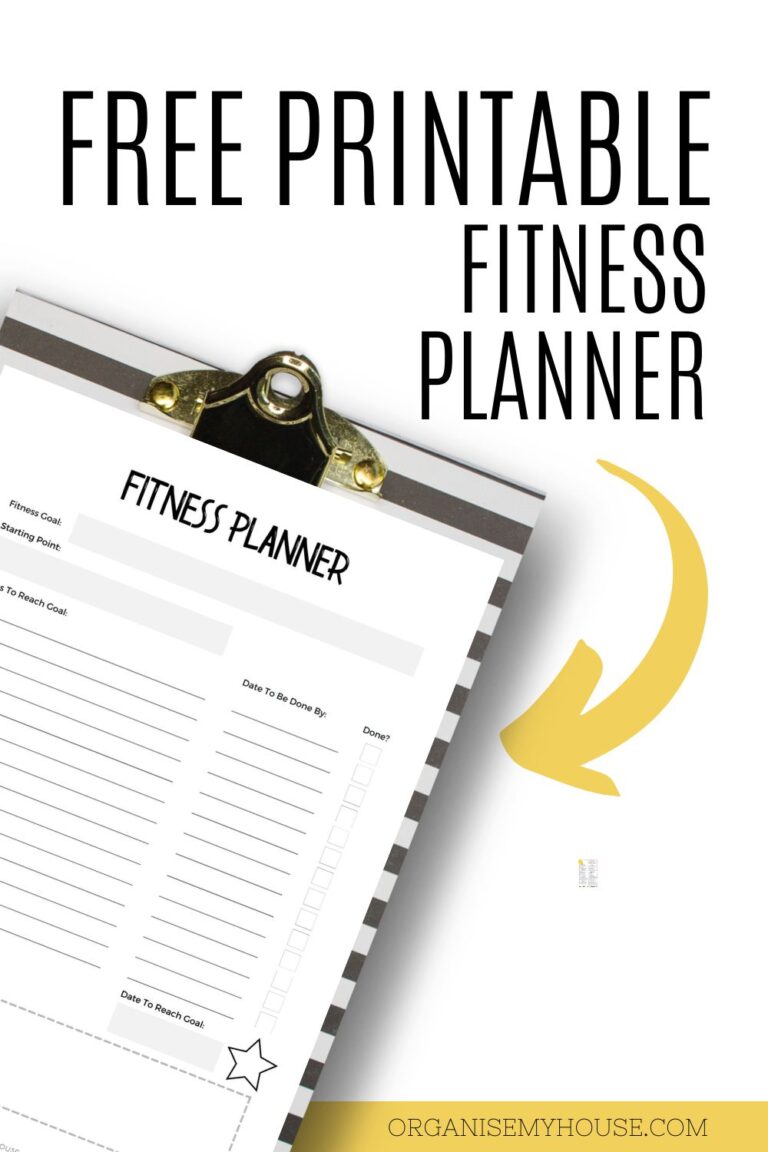 Free Fitness Planner Printable - Track Your Goals With Ease