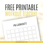 Free Workout Planner Printable - Easily Track What To Do