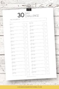 Free Printable 30 Day Challenge Calendar Pdf (A4 And Letter)