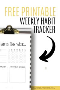 Free Printable Weekly Habit Tracker Template (A4 And Letter)