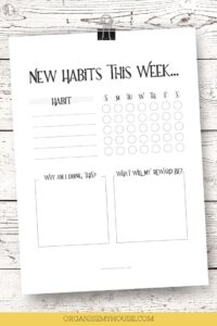 Free Printable Weekly Habit Tracker Template (A4 And Letter)