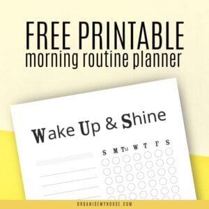 Free Printable Morning Routine Chart (A4 / Letter Sized PDF)