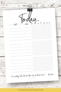 Free Printable Daily Routine Chart For Adults (A4 / Letter)