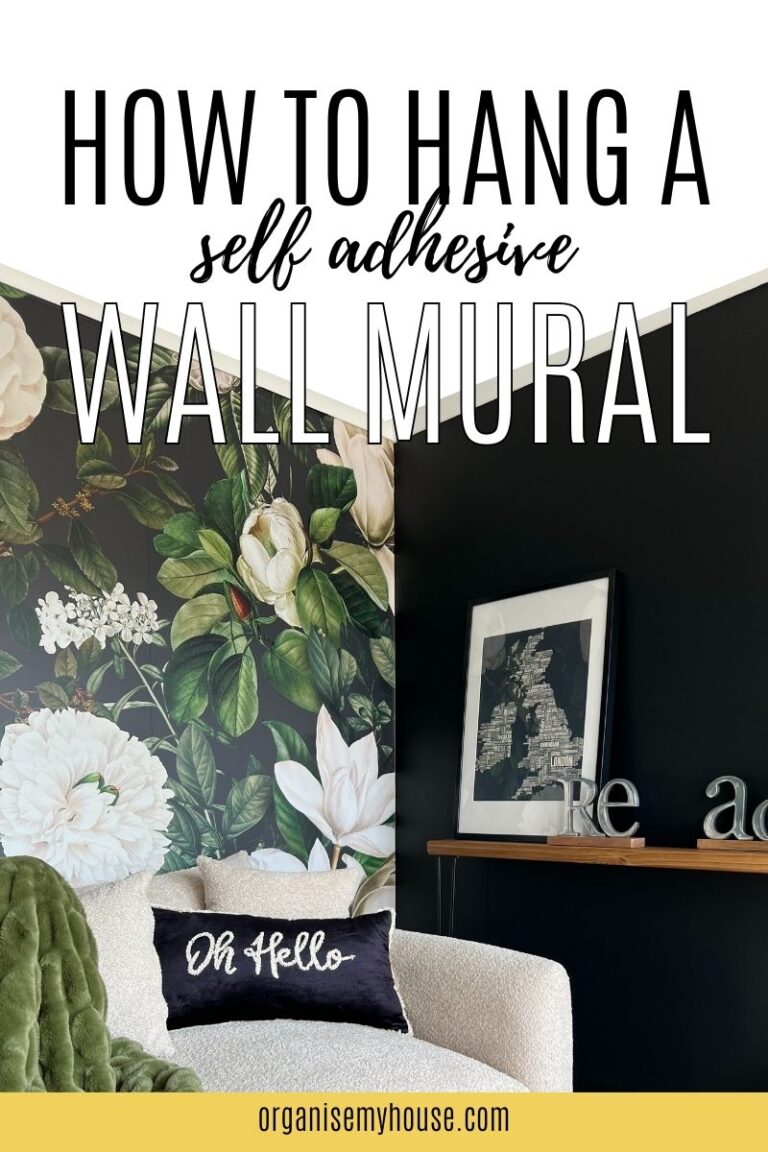 How To Hang A Wall Mural (Self Adhesive) - Easy 7 Step Guide