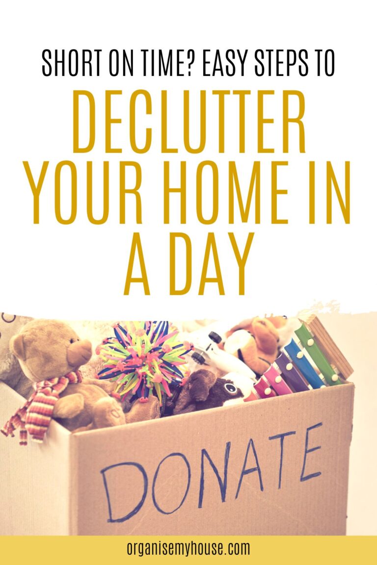 Short On Time? Here's How To Declutter Your House In One Day