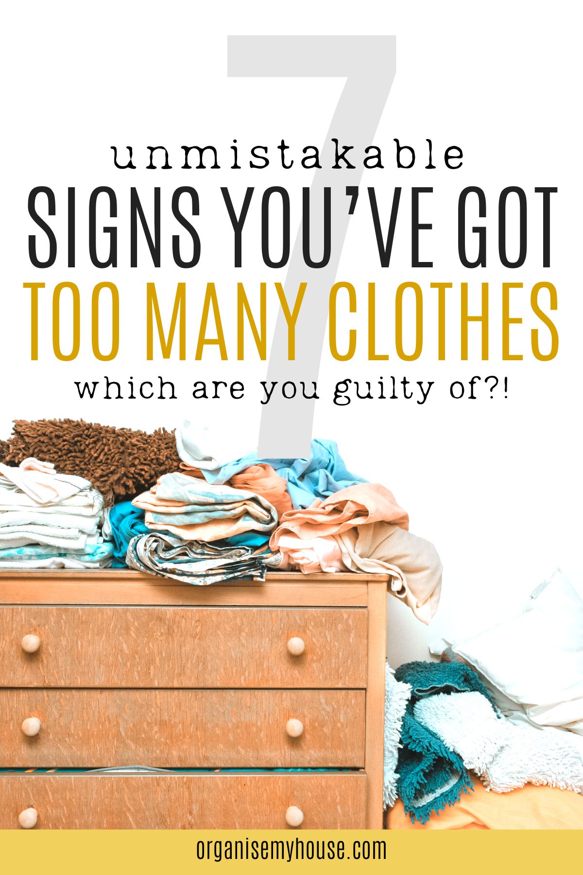 7 Unmistakable Signs You've Got Far Too Many Clothes