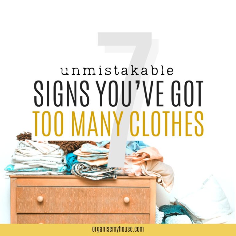 7 Unmistakable Signs You've Got Far Too Many Clothes