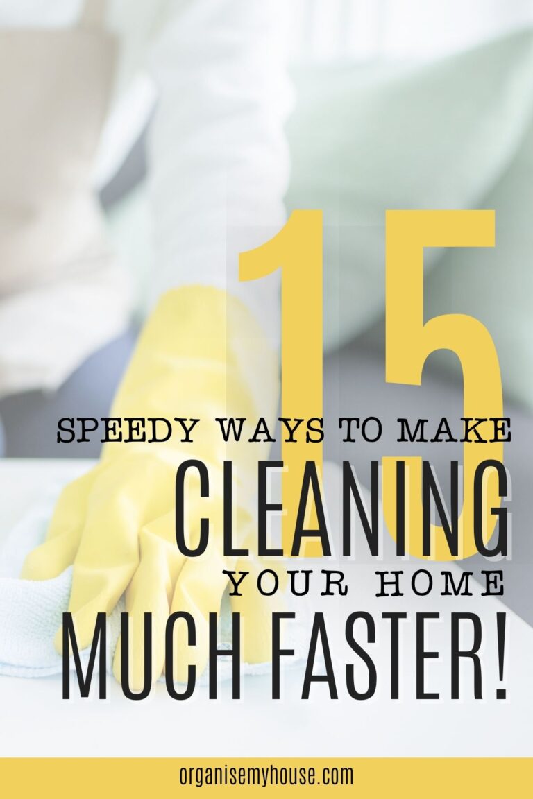 10 Speedy Ways To Make Cleaning The House So Much Faster