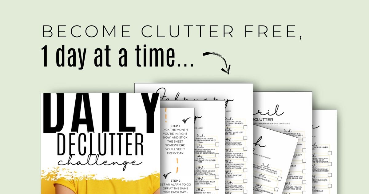 365 Things To Declutter From Your Home And Life This Year (Free ...