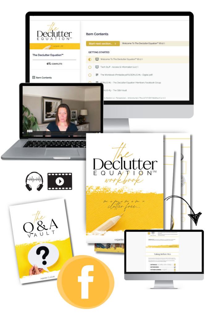 The Declutter Equation - Home Decluttering Course That Works