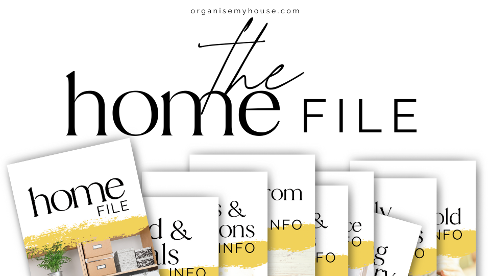 The Home File - Ultimate Home Management Binder System